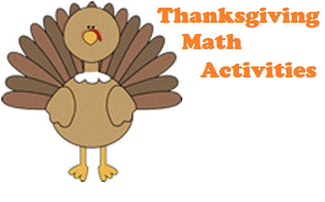 Thanksgiving Math Activities: Counting by 5's Chart