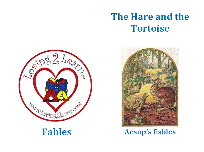 Fables: Printable “A Hare and the Tortoise” and a Learn Along Video