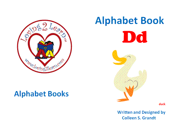 Letter "Dd": Letter "Dd" Videos and Printable Letter "Dd" Book