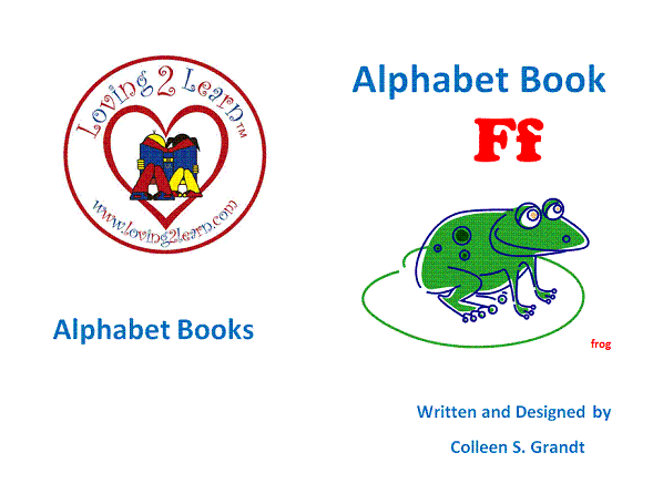 Letter "Ff": Letter "Ff" Video and Printable Letter "Ff" Book