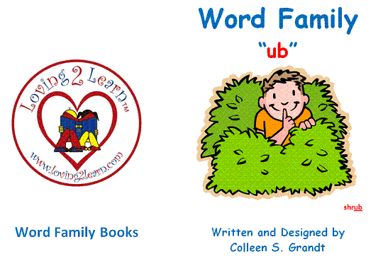 Word Family “ub” Book, Game, and Learn Along Video