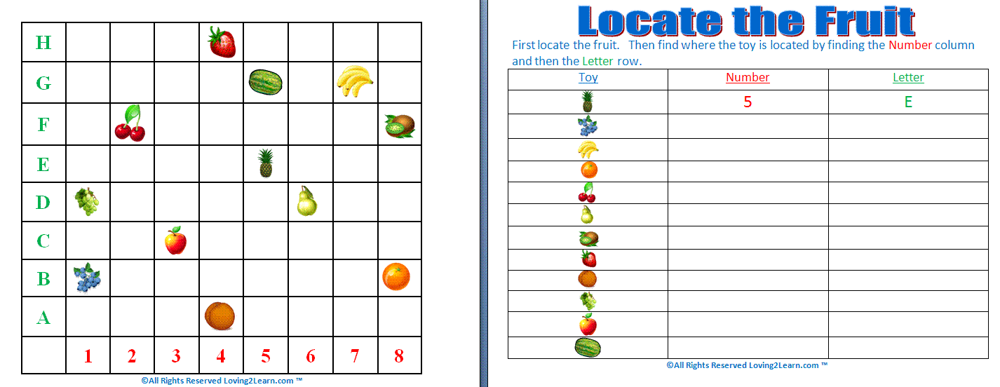 Super Subjects - Mighty Math - Graphing and Statistics - Locate the ...