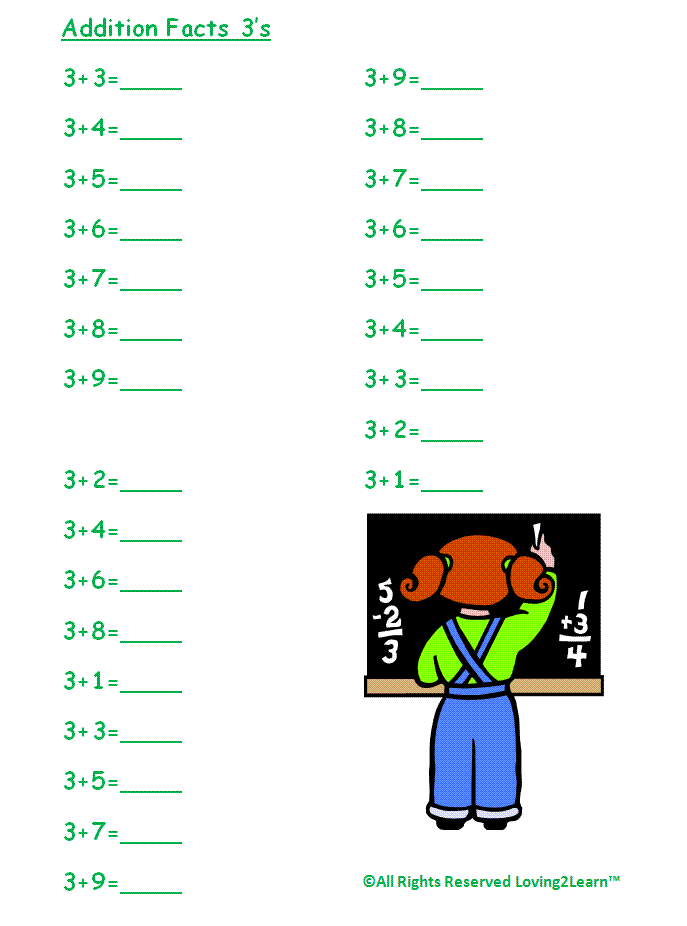 Super Subjects - Mighty Math - Operations - Addition to 20 - Addition ...