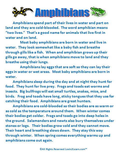 Super Subjects - Super Science - Life Science - Animal Groups - Amphibians